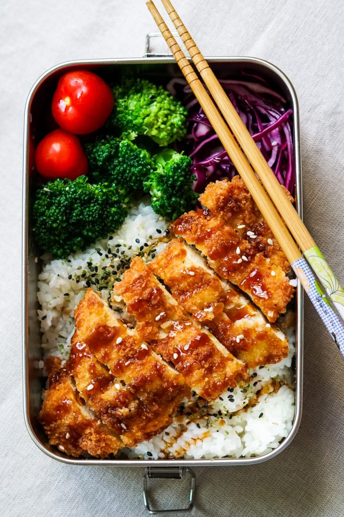 Chicken Katsu Bento Box (Easy Japanese Lunch Idea) - Brown and Hungry